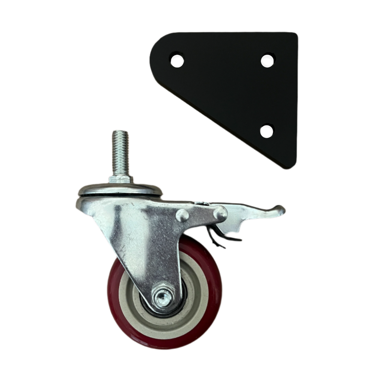 Set of 4 Caster Wheels with Mounting Plates for for R-PRO & R-MAX Sim ...