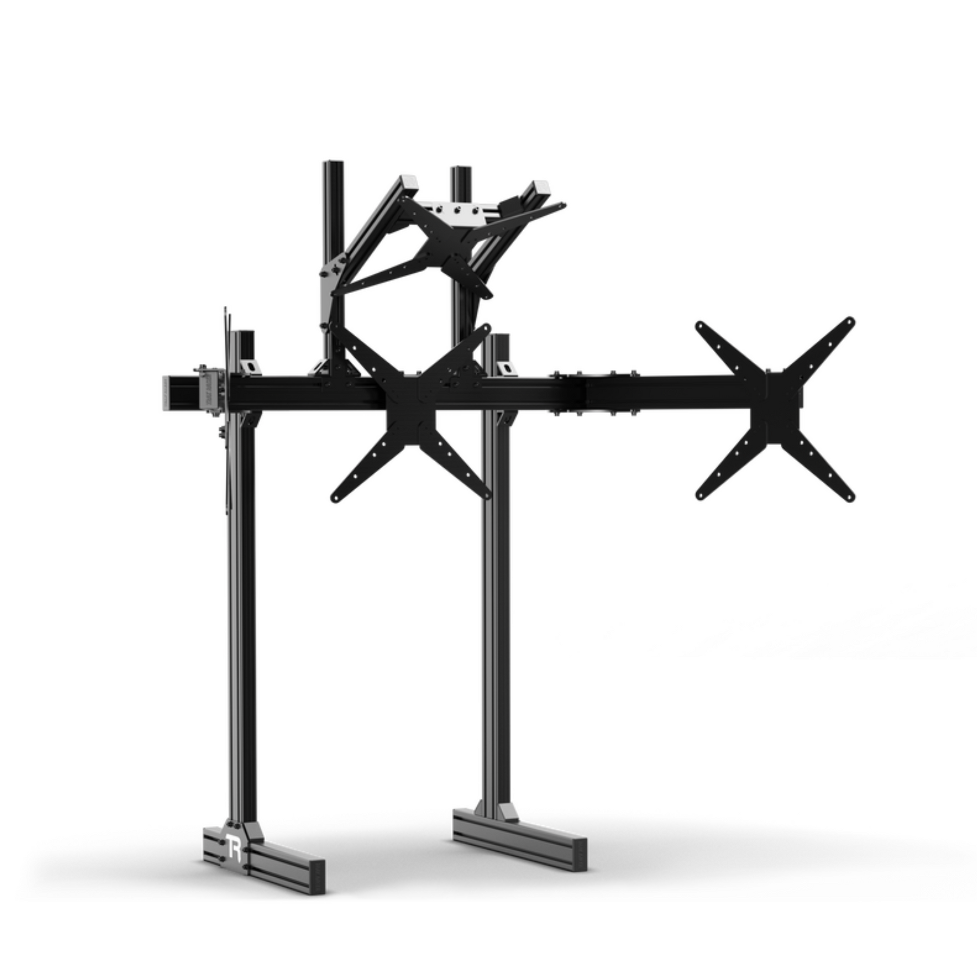 Trak Racer TR8020 Aluminium Quad Monitor Stand Freestanding – Upshift