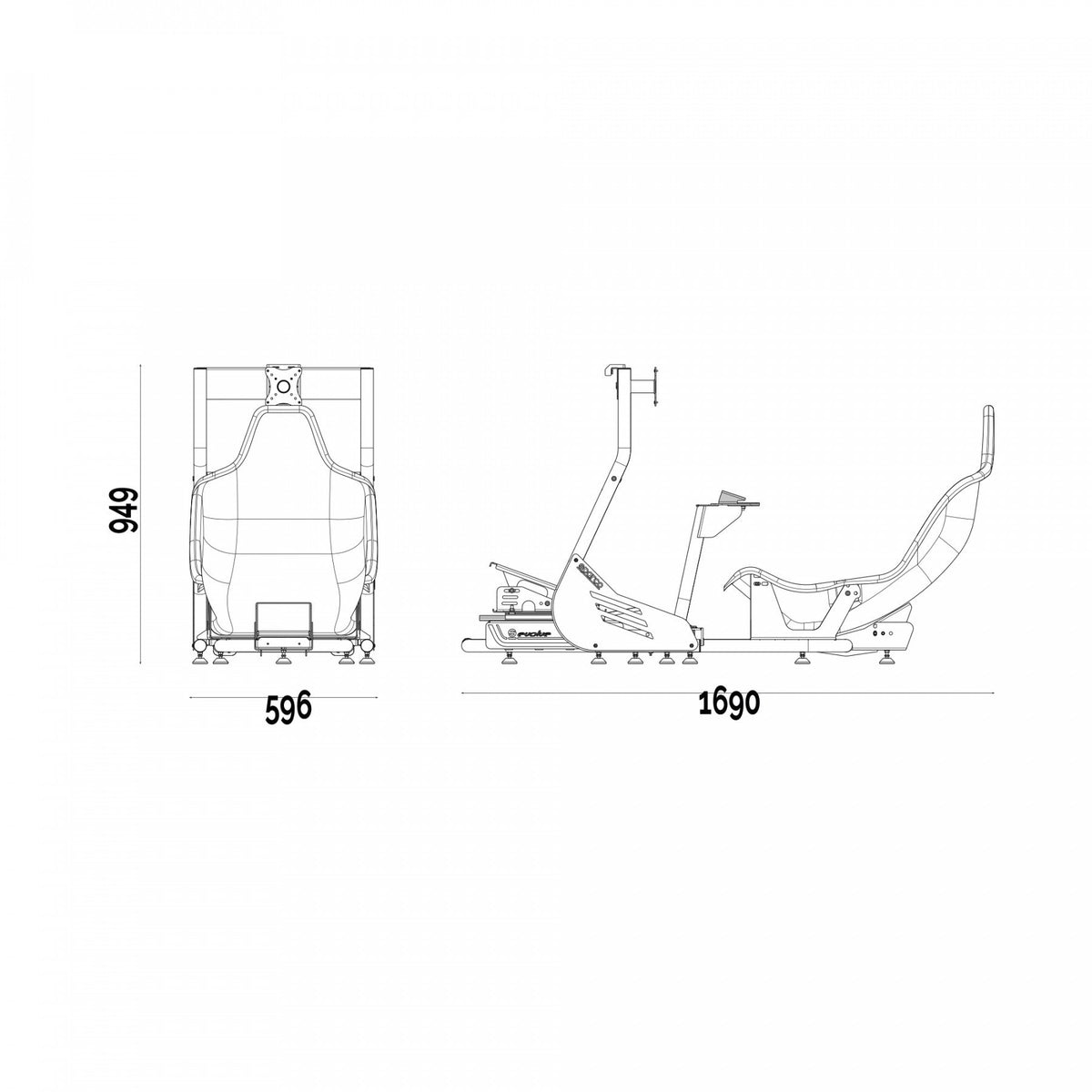 Sparco Evolve GP Sim Racing Rig Cockpit F1 Style - FREE UK Delivery ...